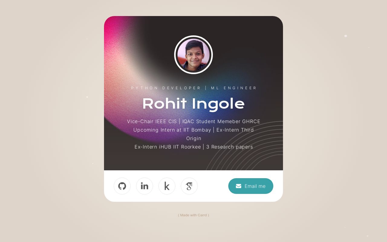 Rohit Ingole